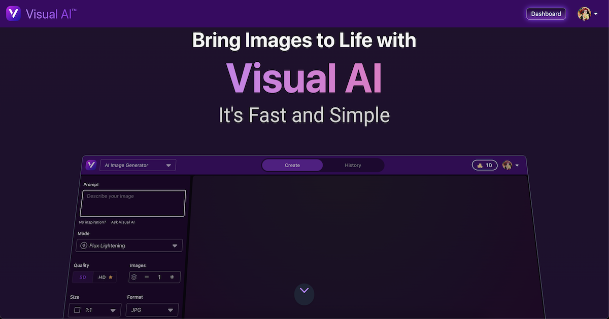 Visual AI - AI-Powered Image Generation